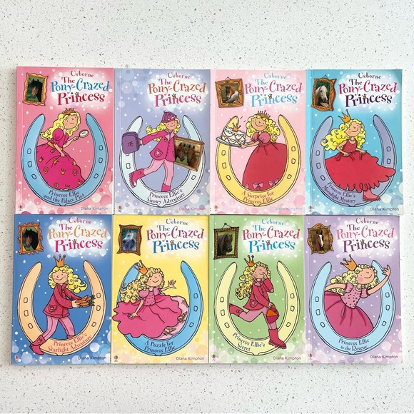 Usborne | Other | The Ponycrazed Princess 8 Book Collection By Diana ...